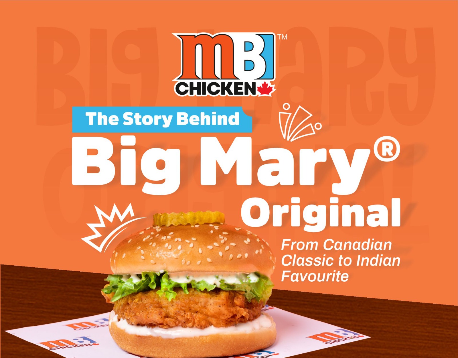Big Mary Original Burger: Canadian Classic Now India’s Favourite!